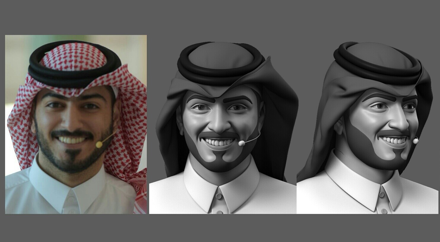 ArtStation - Arabian Sultan, model and facial expression, Obaid haris