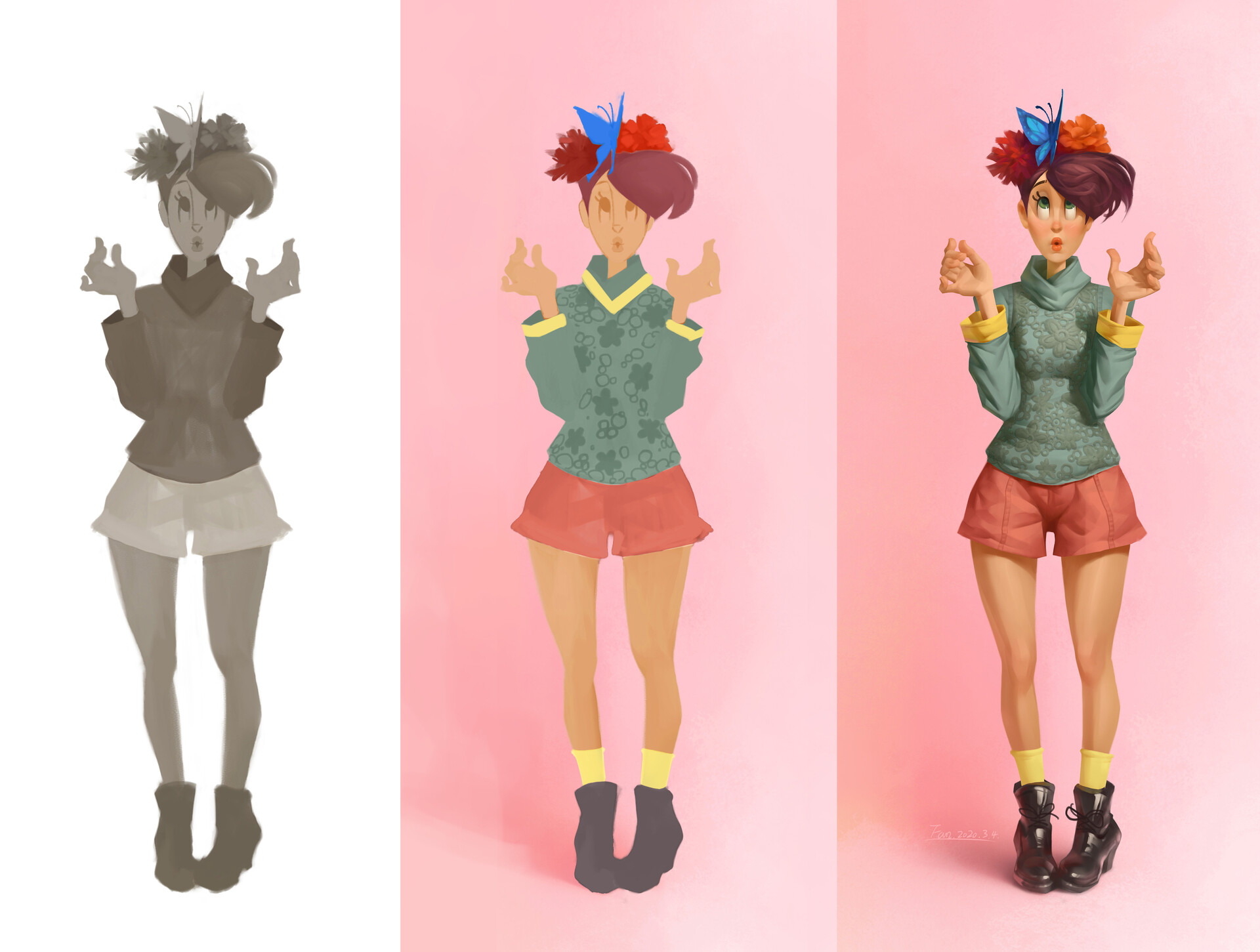 Fan Johnny - cartoon character01