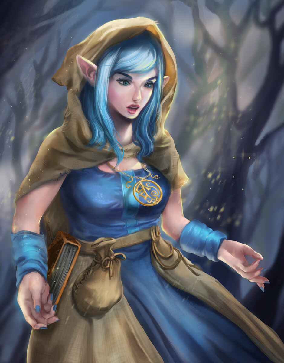 ArtStation - Elf Mage