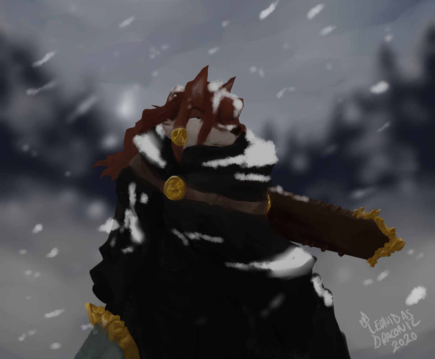 ArtStation - Winter Wolf Warrior