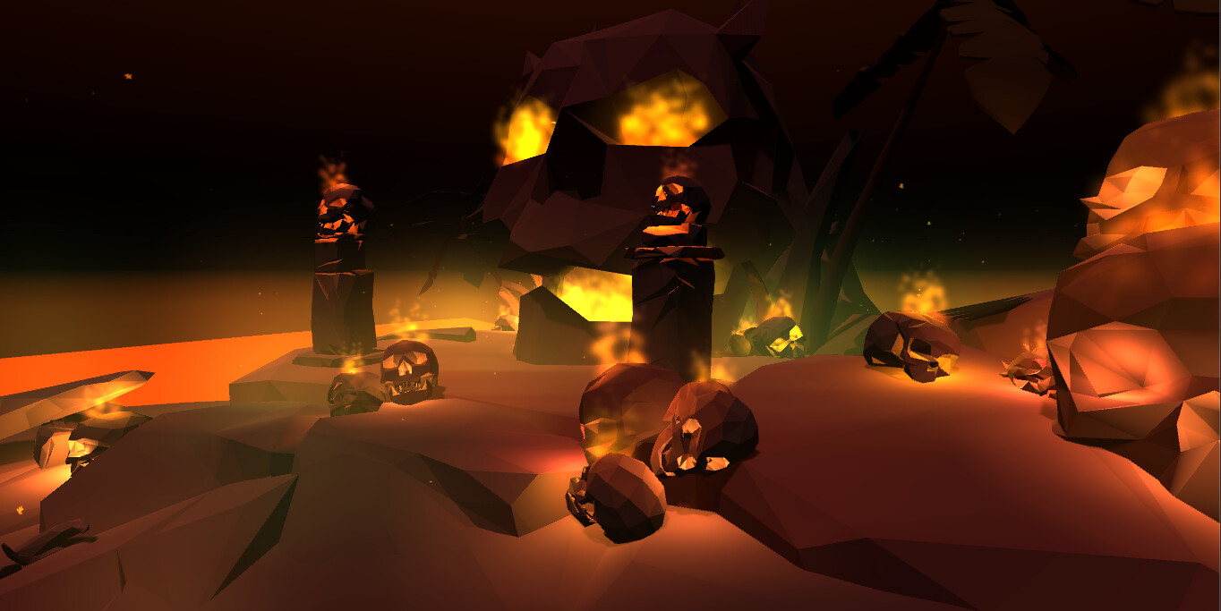 ArtStation - Infernal island.