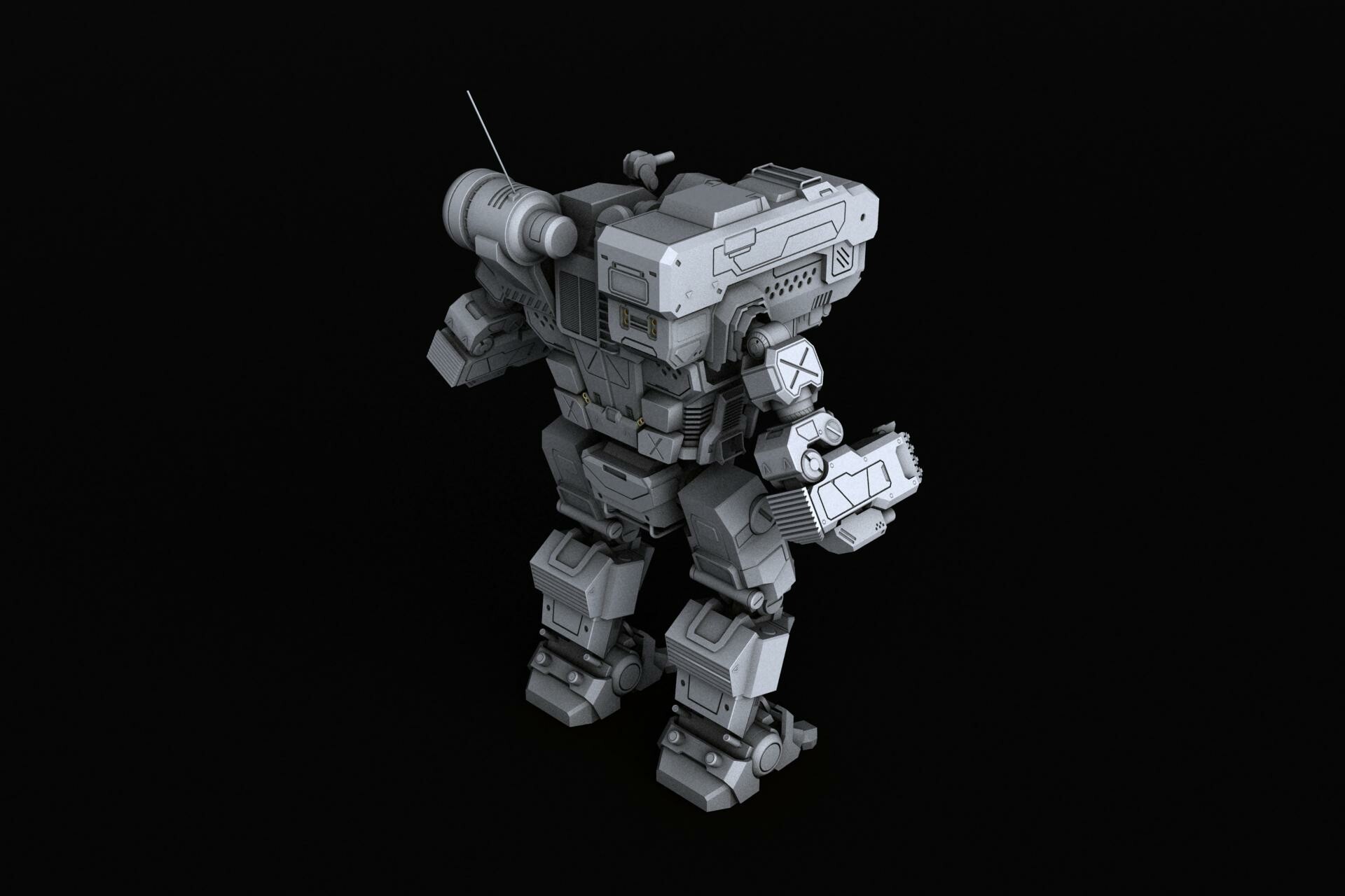 Alexander Ivanov - BATTLETECH Hunchback 3D Print