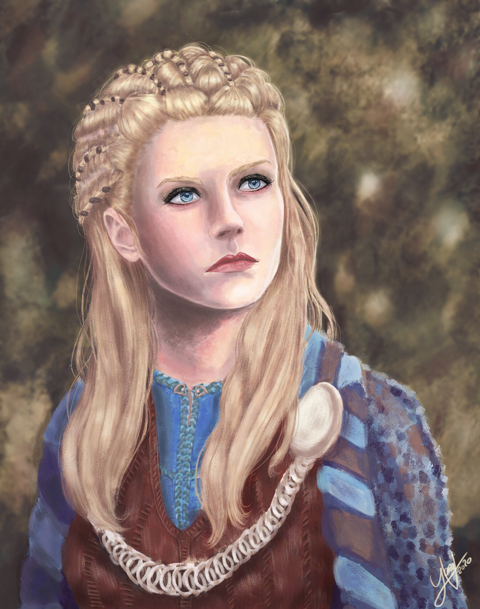 ArtStation - Lagertha portrait