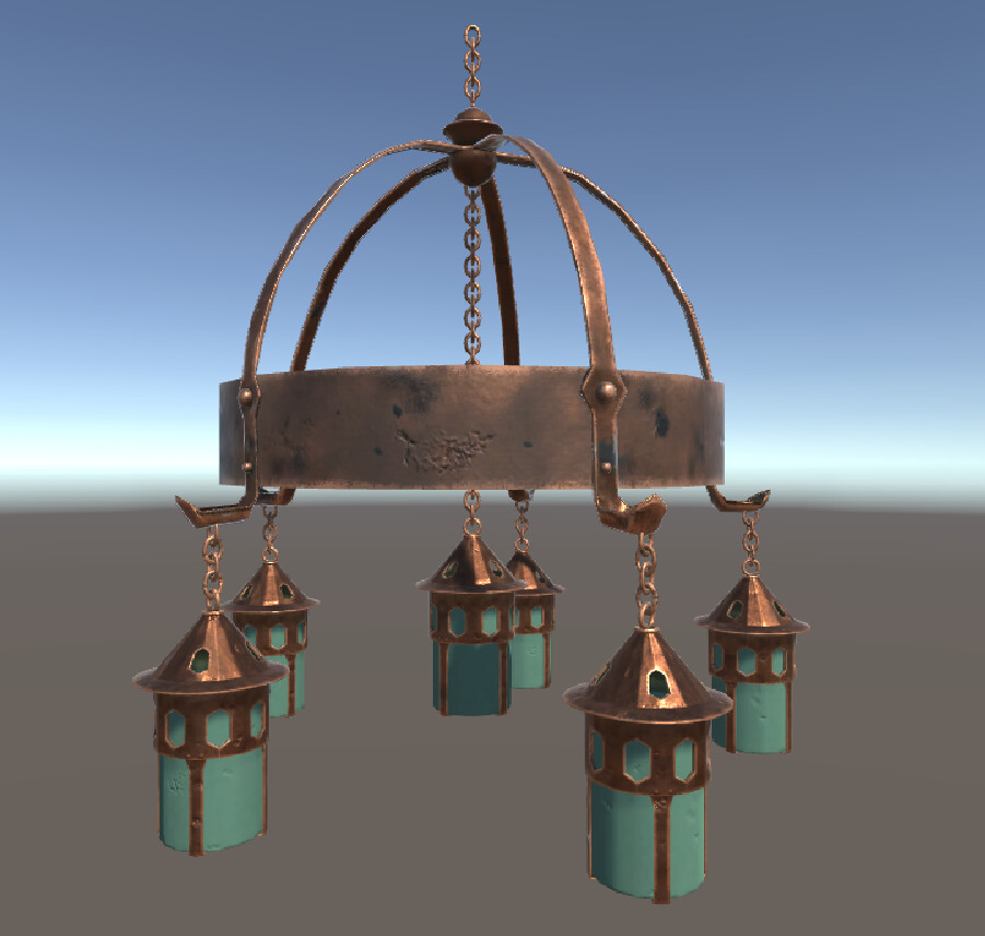ArtStation - Castle Light Fixture, Dario Zuluaga