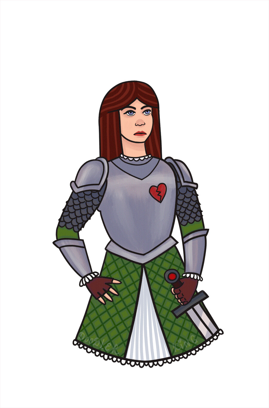 ArtStation - knight queen