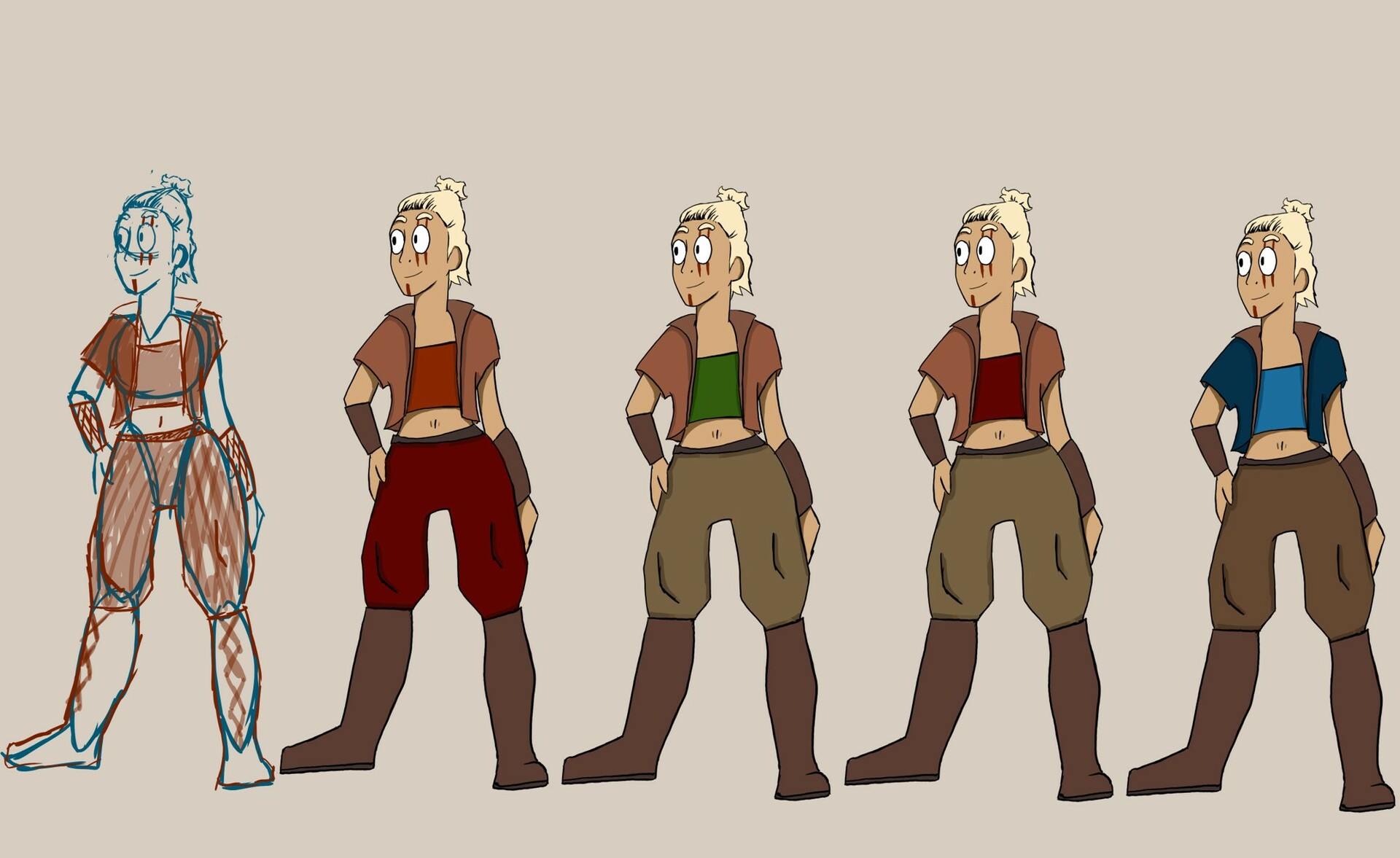 ArtStation - The Adventurer (Colour test)