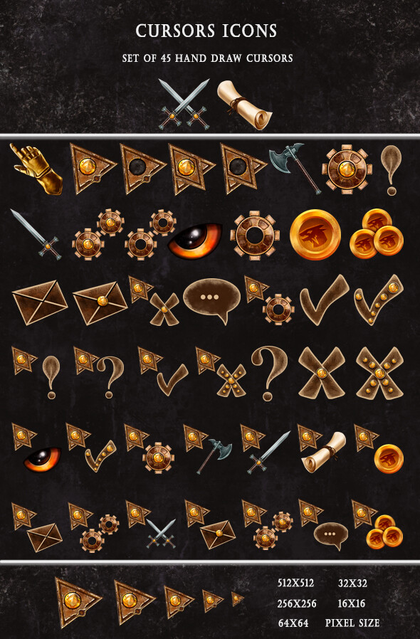 ArtStation - Cursors Icons