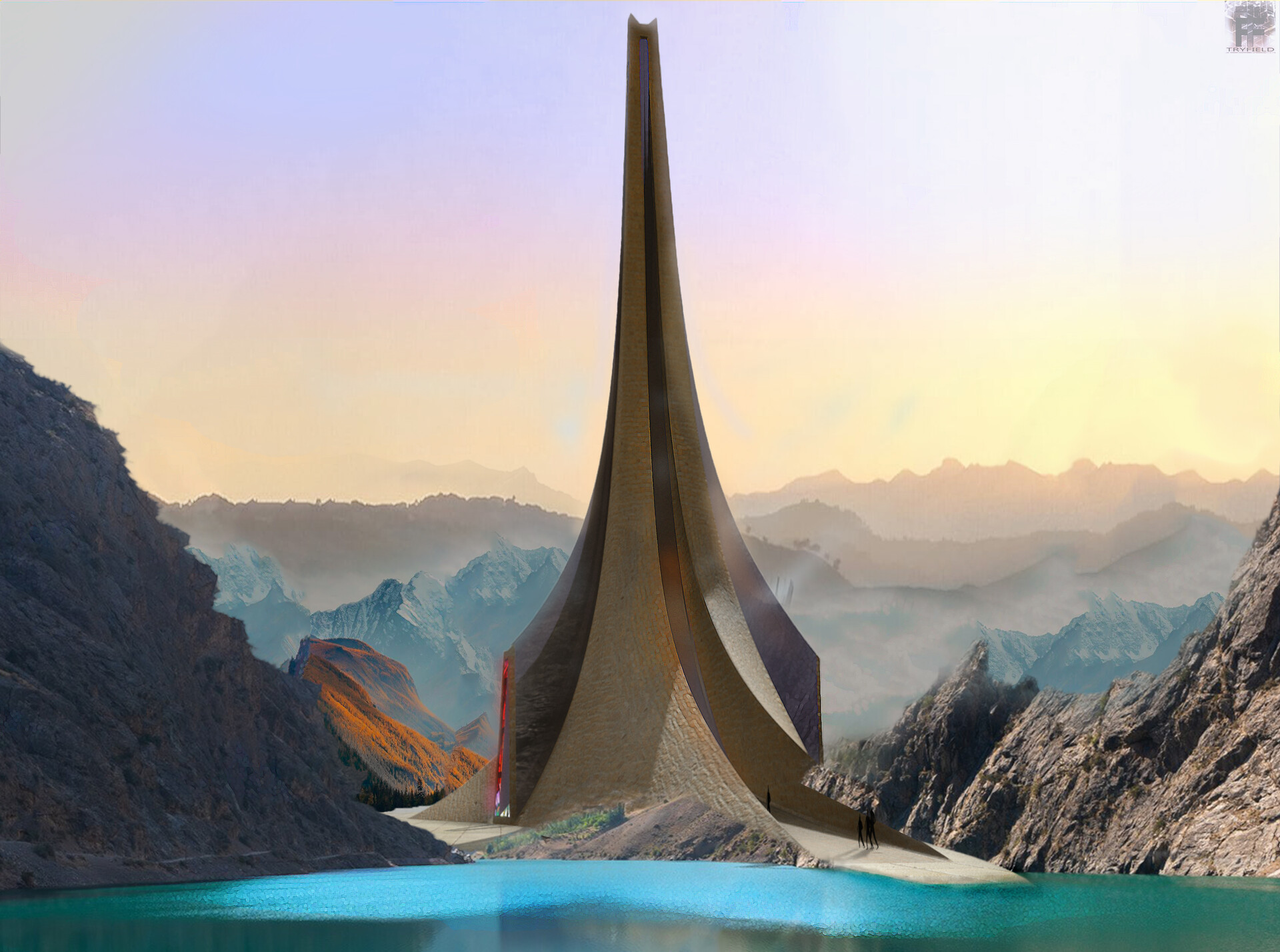 ArtStation - Futuristic Church Design / Cappella del futuro