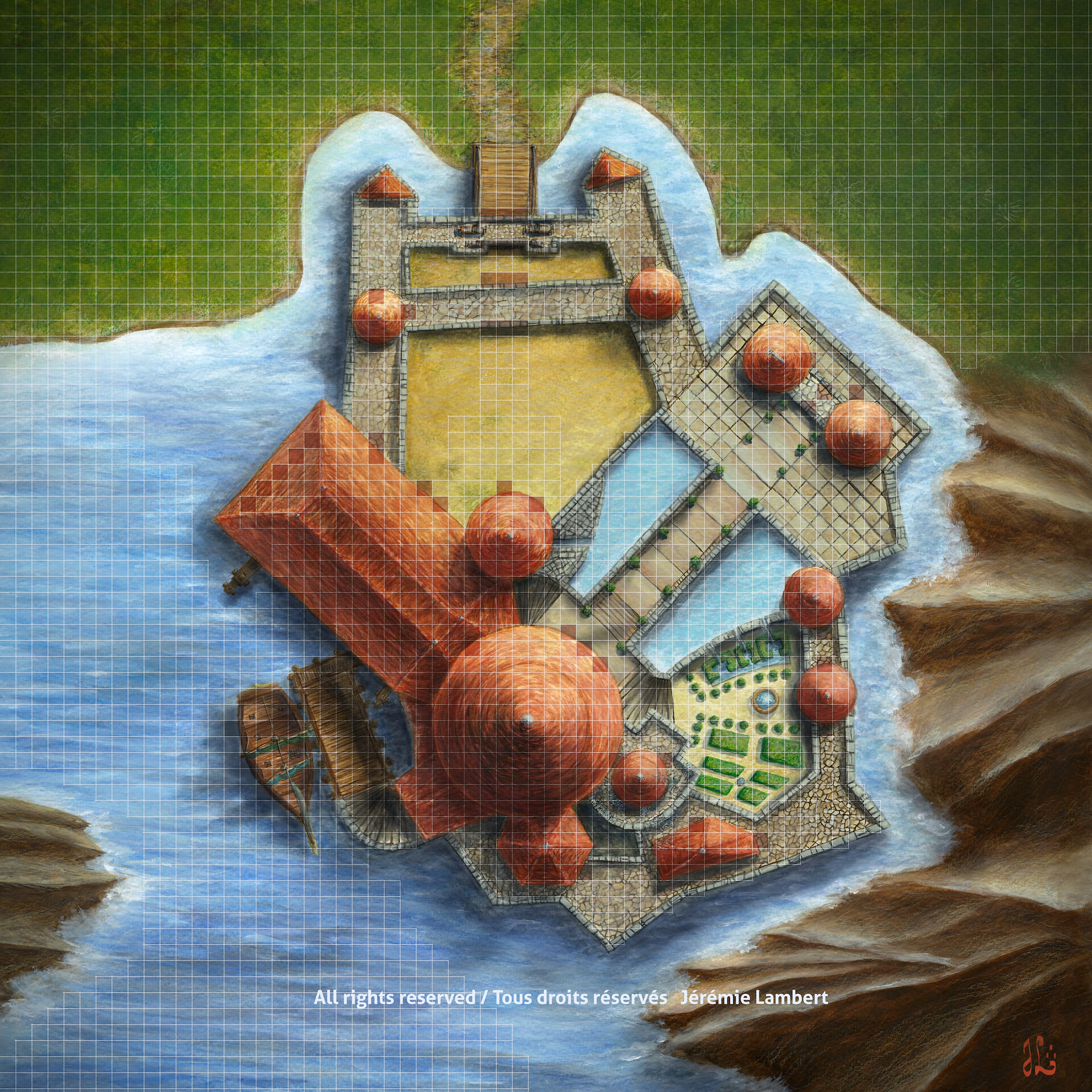 Jérémie Lambert - Castle map