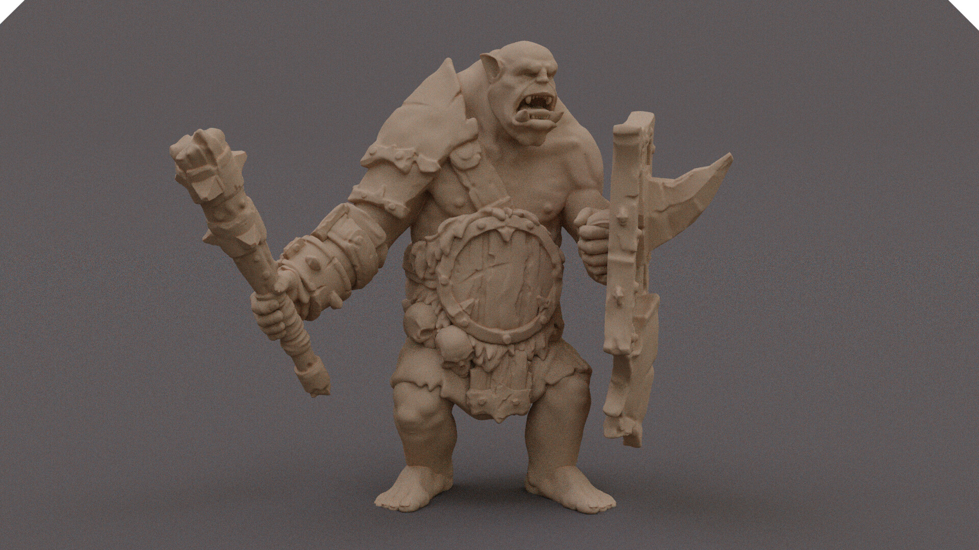 ArtStation - Ogre sculpt