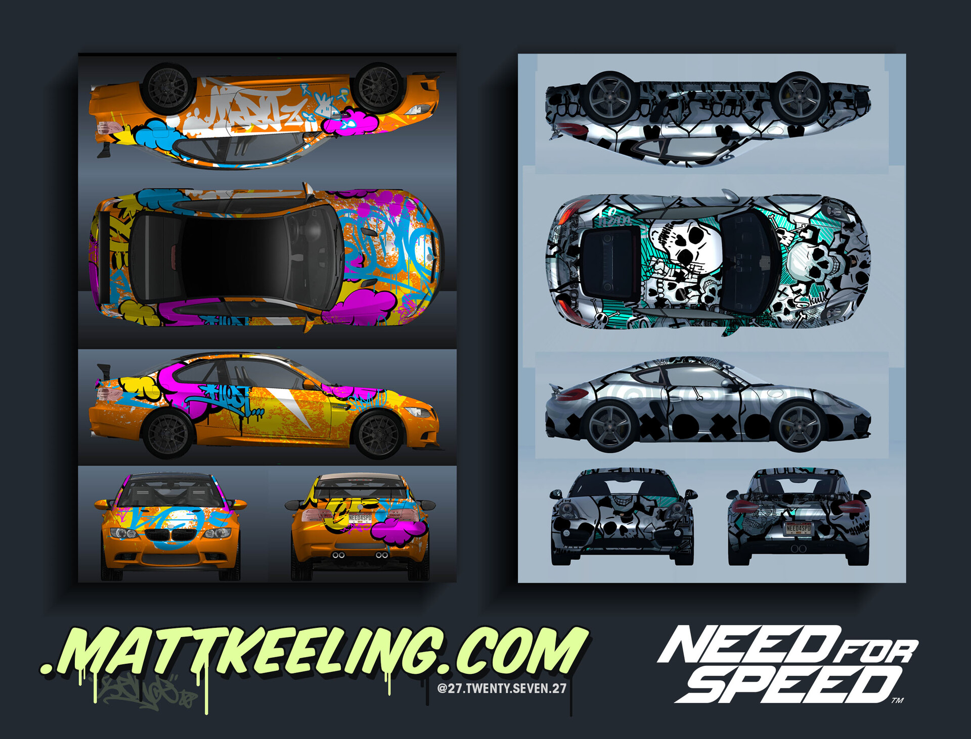Matt Keeling - NFS Rivals - Car Wraps and Liveries