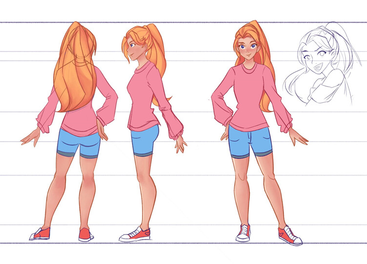 ArtStation - Lexy Character Concept