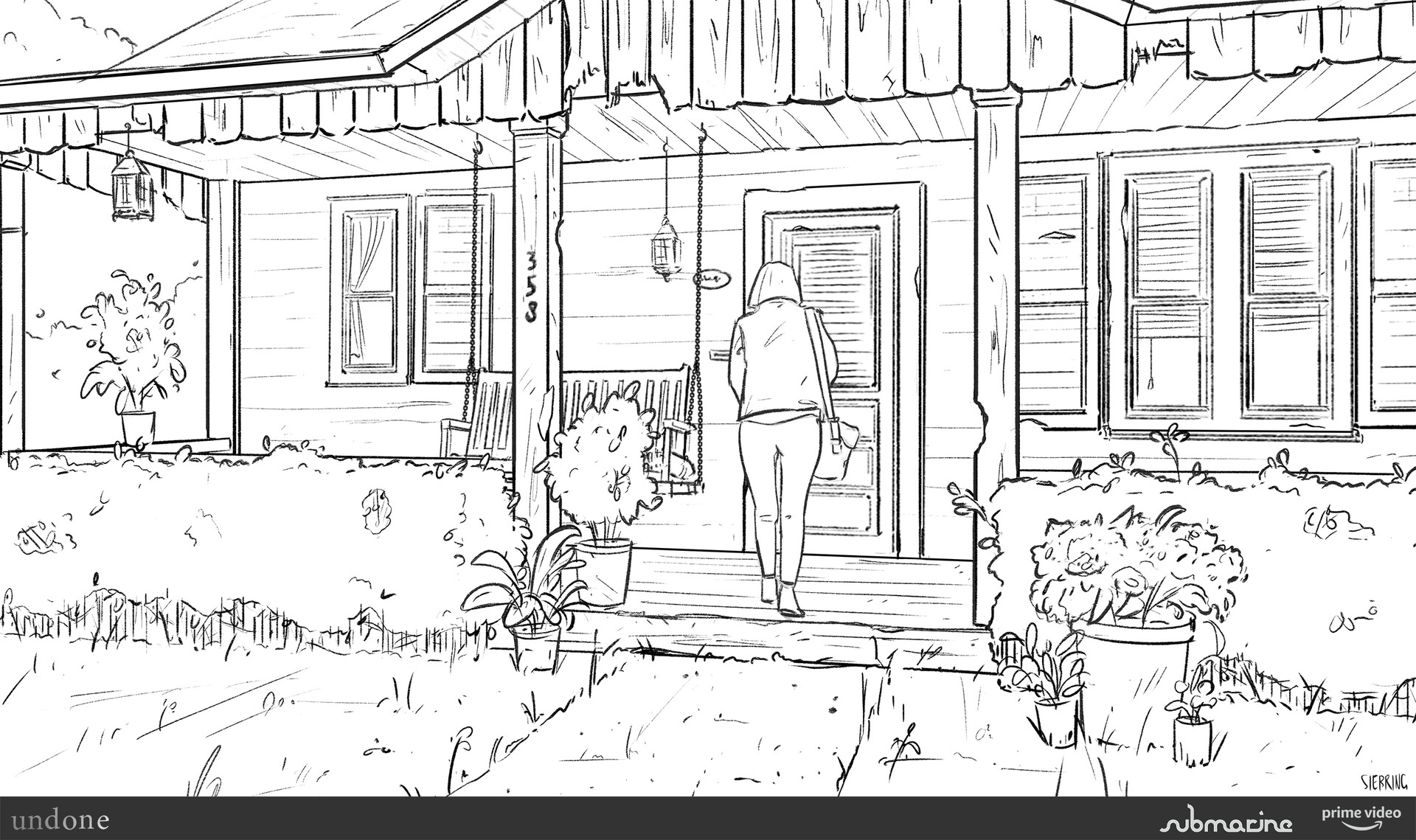 Eelco Siebring - Undone - Alma's house exterior