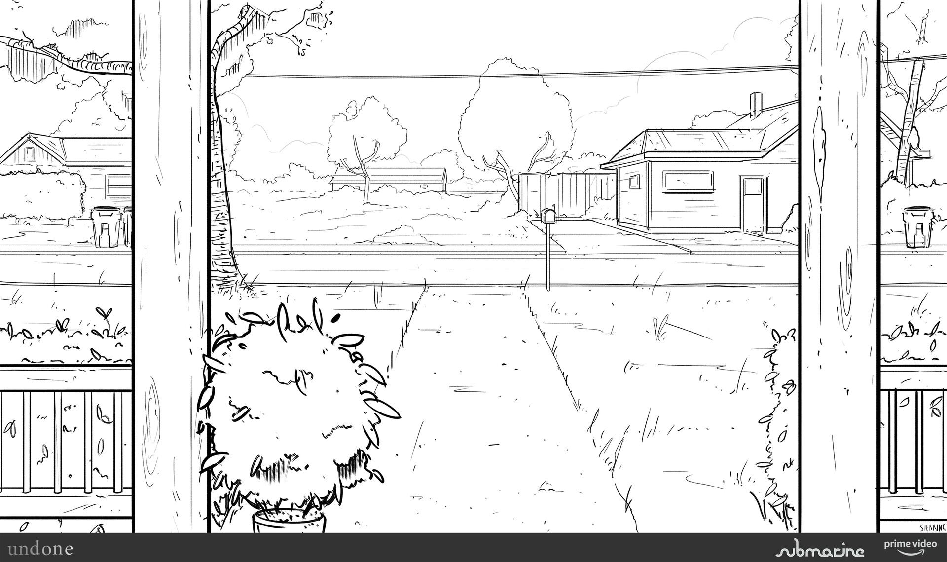 Eelco Siebring - Undone - Alma's house exterior