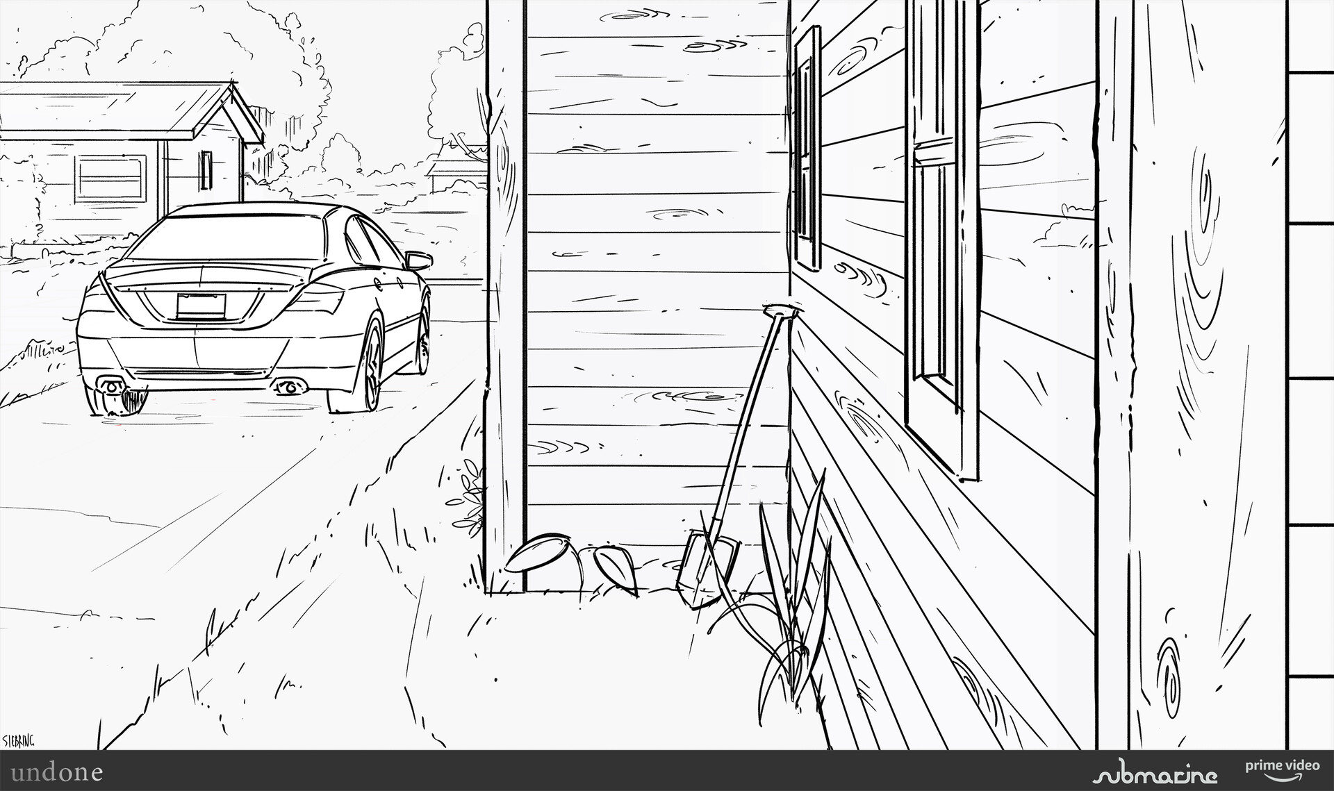 Eelco Siebring - Undone - Alma's house exterior