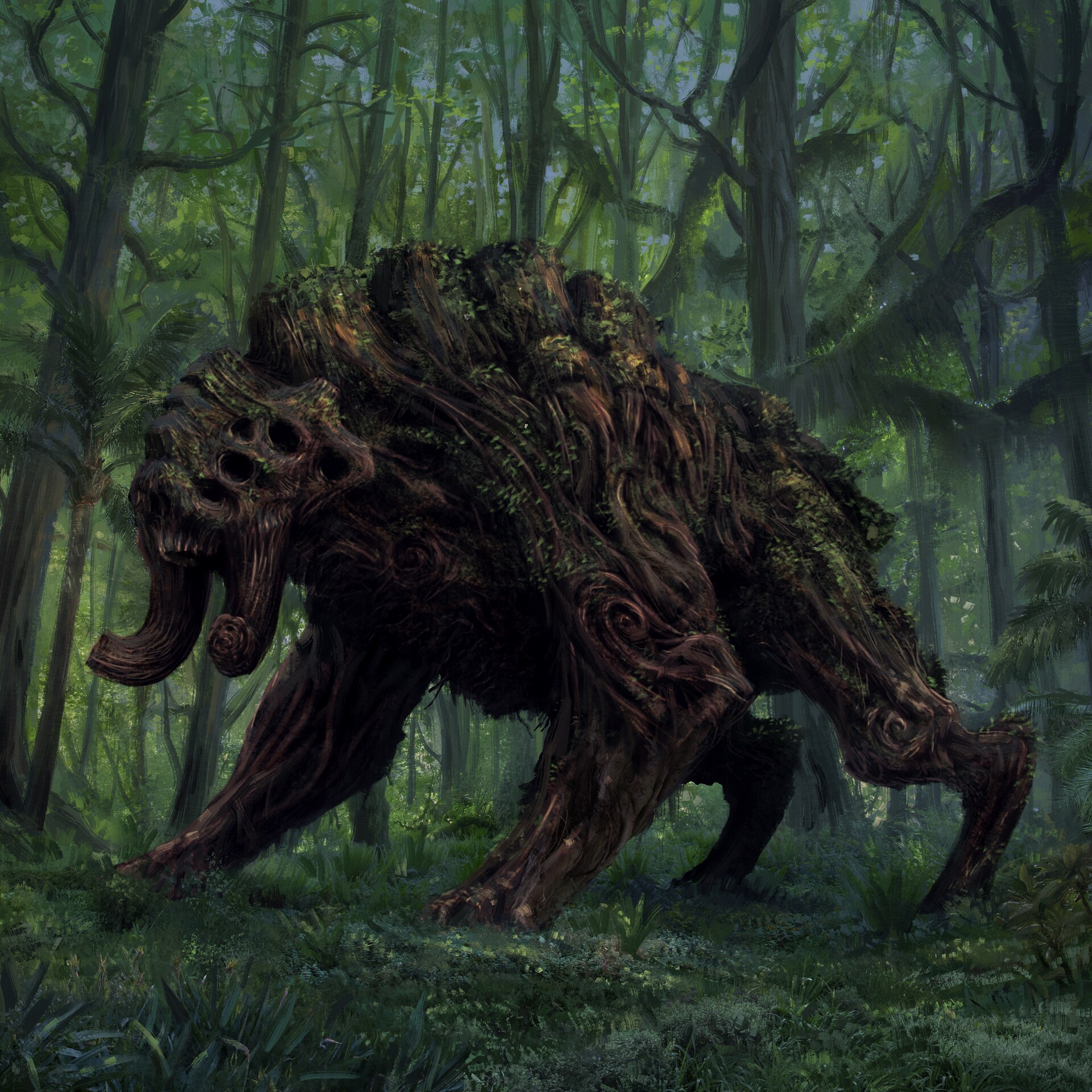 ArtStation - Jungle Golem