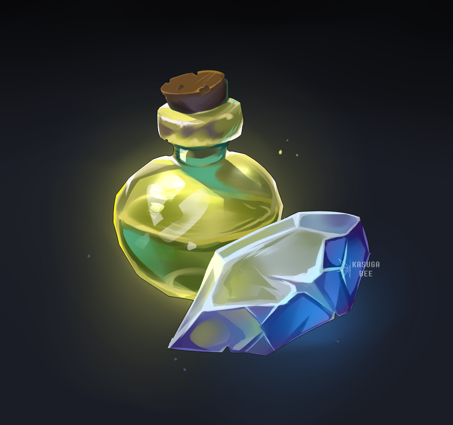 ArtStation - Poison and crystal