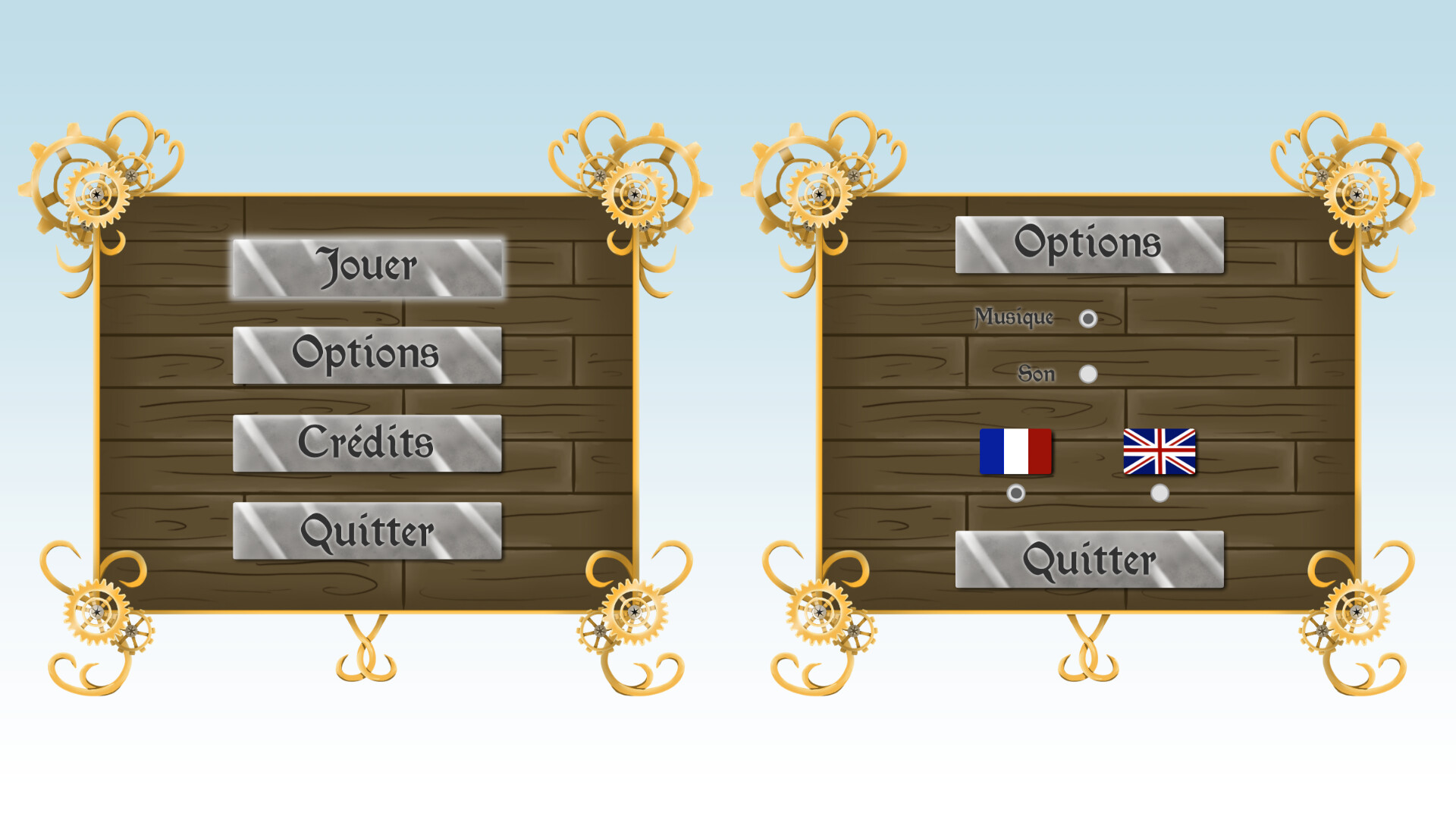ArtStation - Visual novel UI