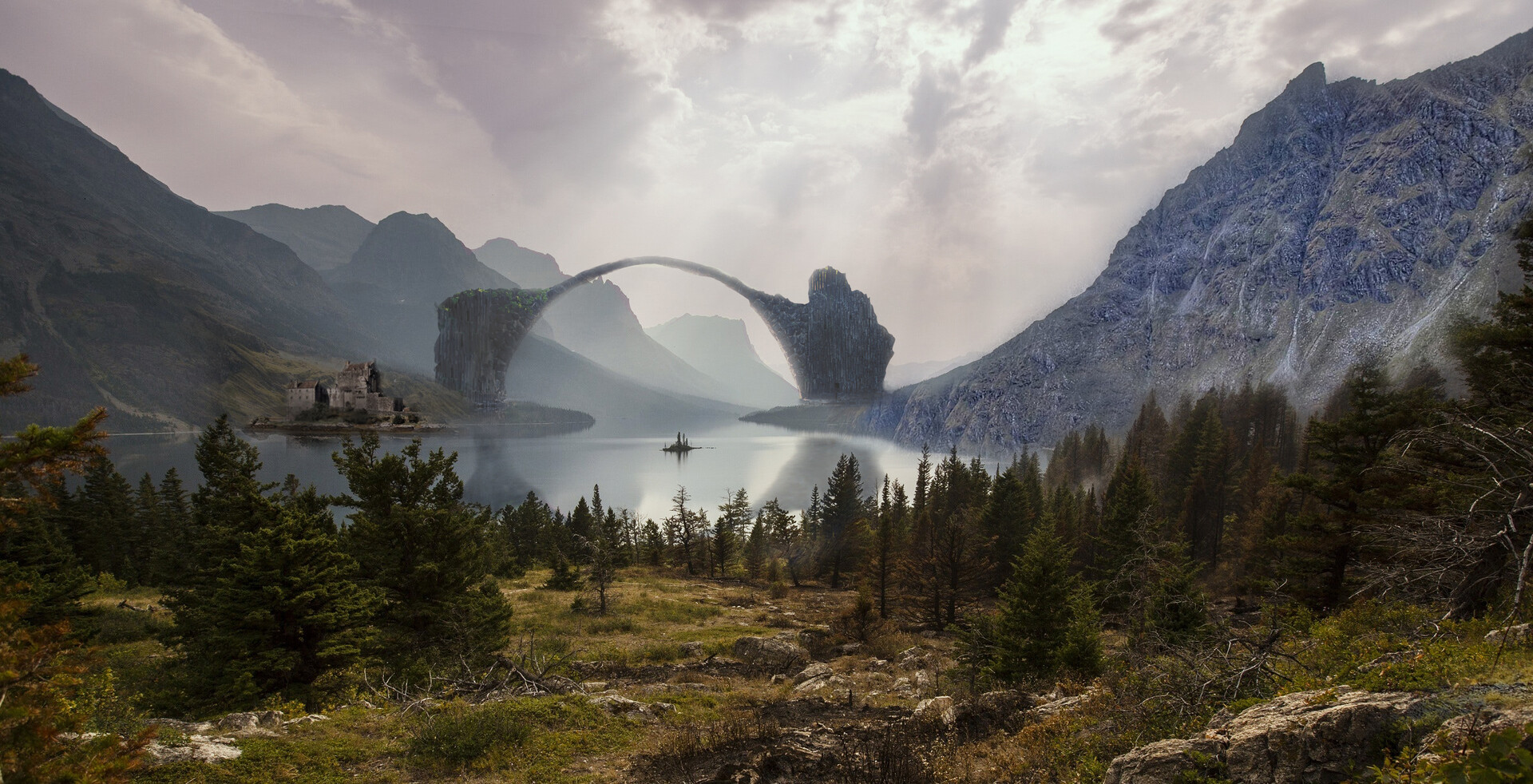 ArtStation - Landscape Matte Painting