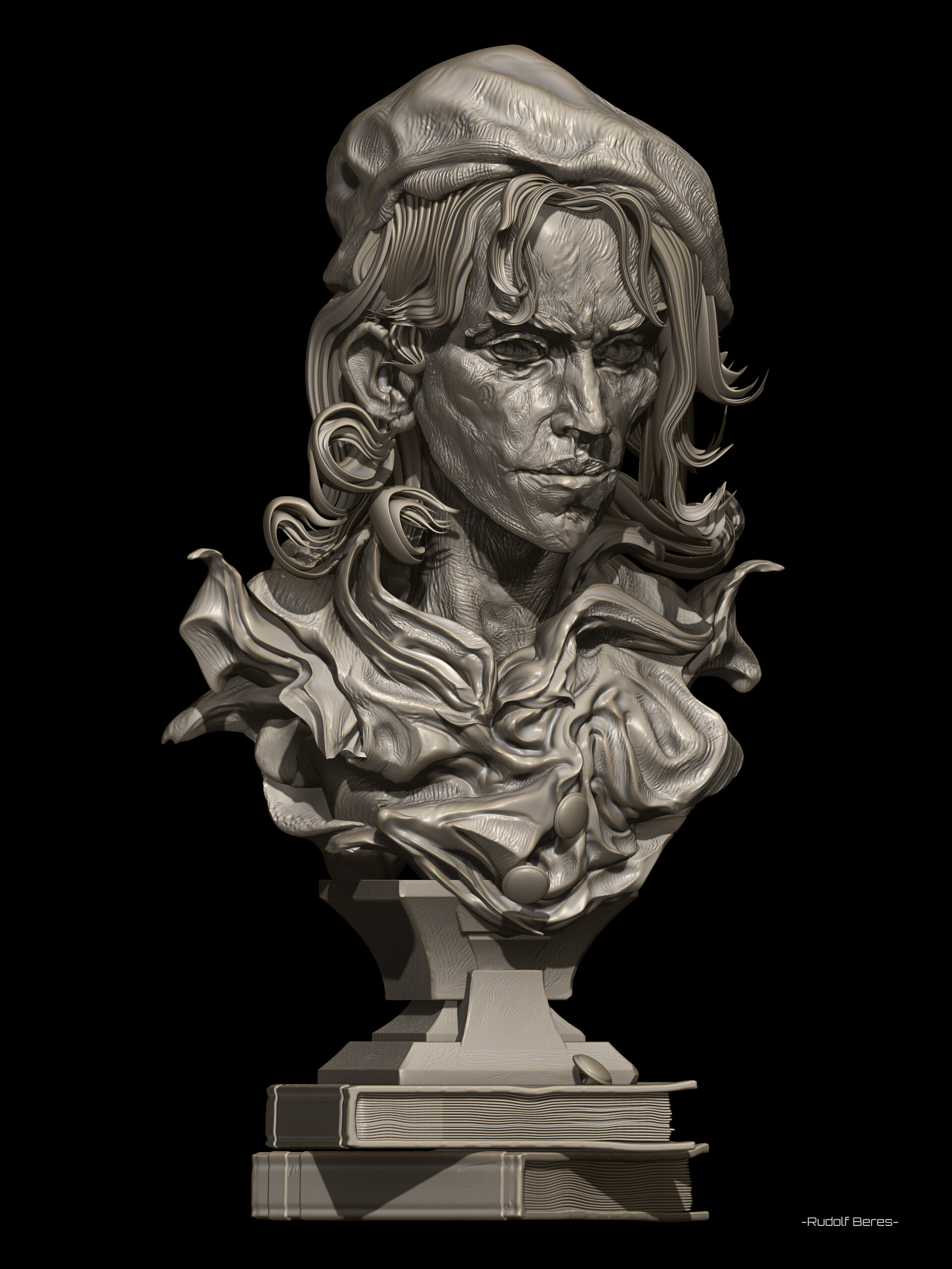 Béres Rudolf Artist - The Young Philosopher