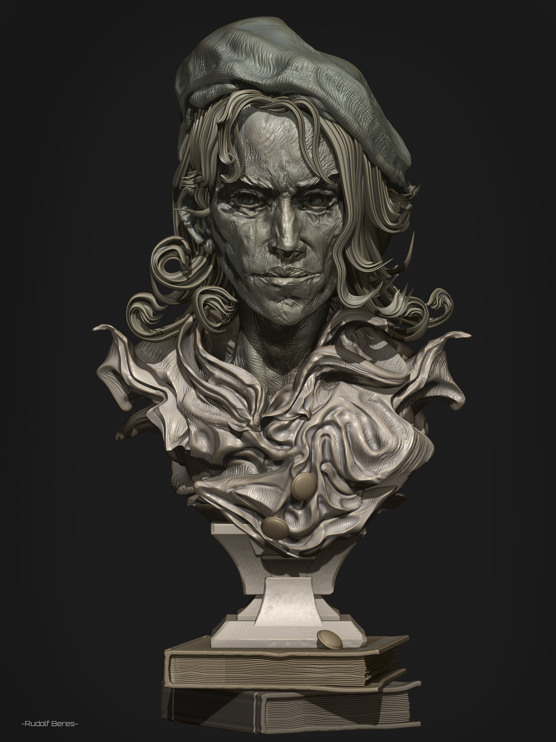 Béres Rudolf Artist - The Young Philosopher