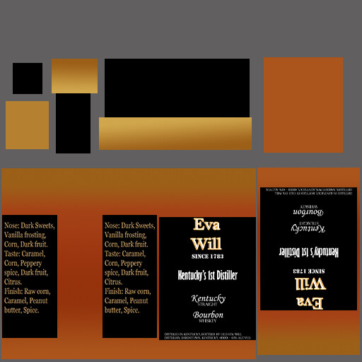 ArtStation - 3D Bourbon Whiskey Bottle