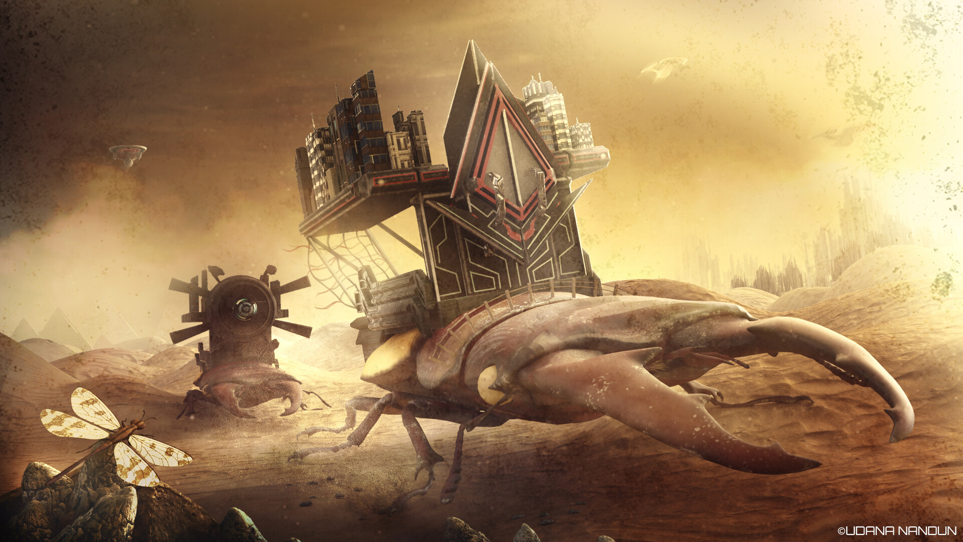 ArtStation - Giant Insects of Post Apocalypse