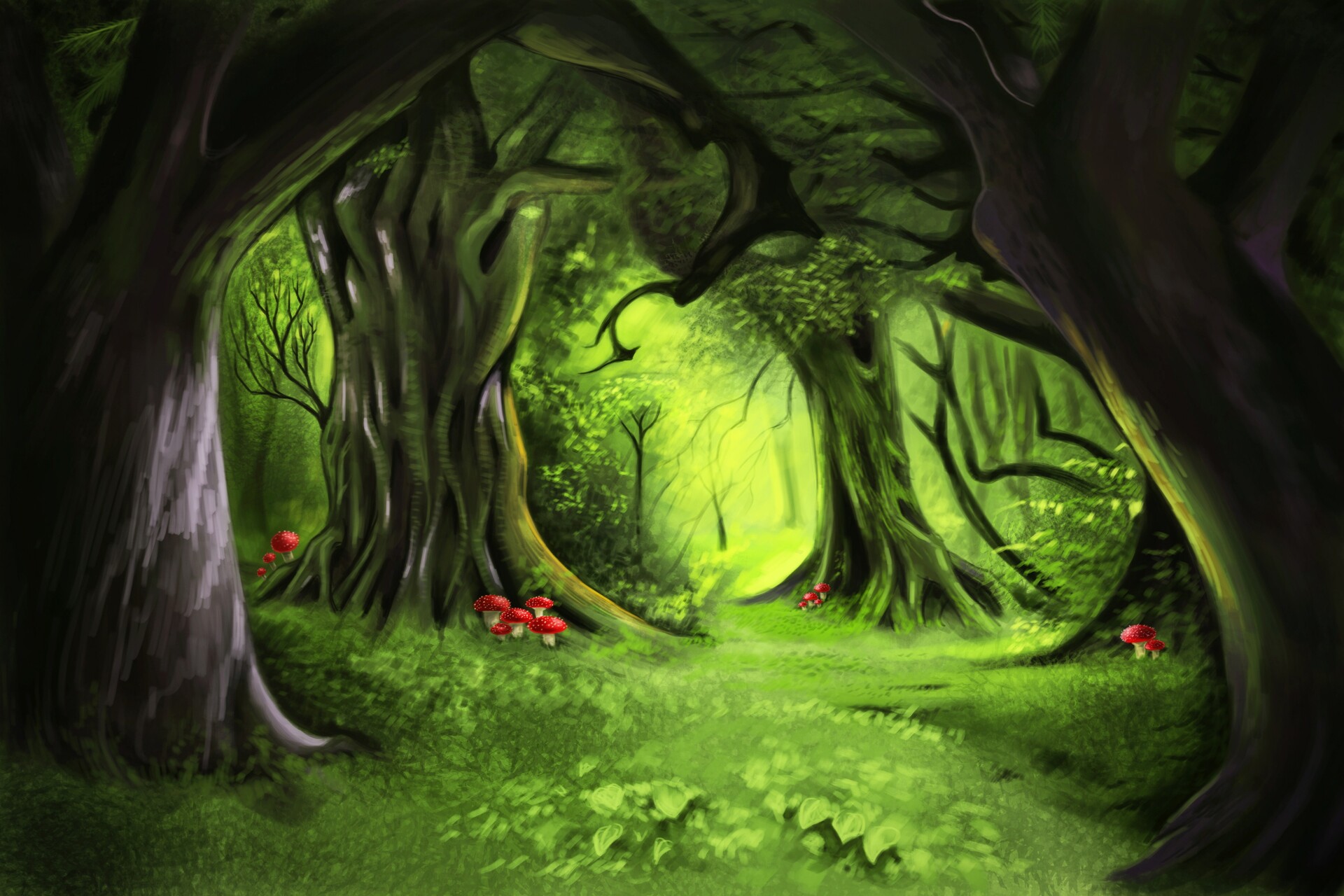 ArtStation - Magic forest