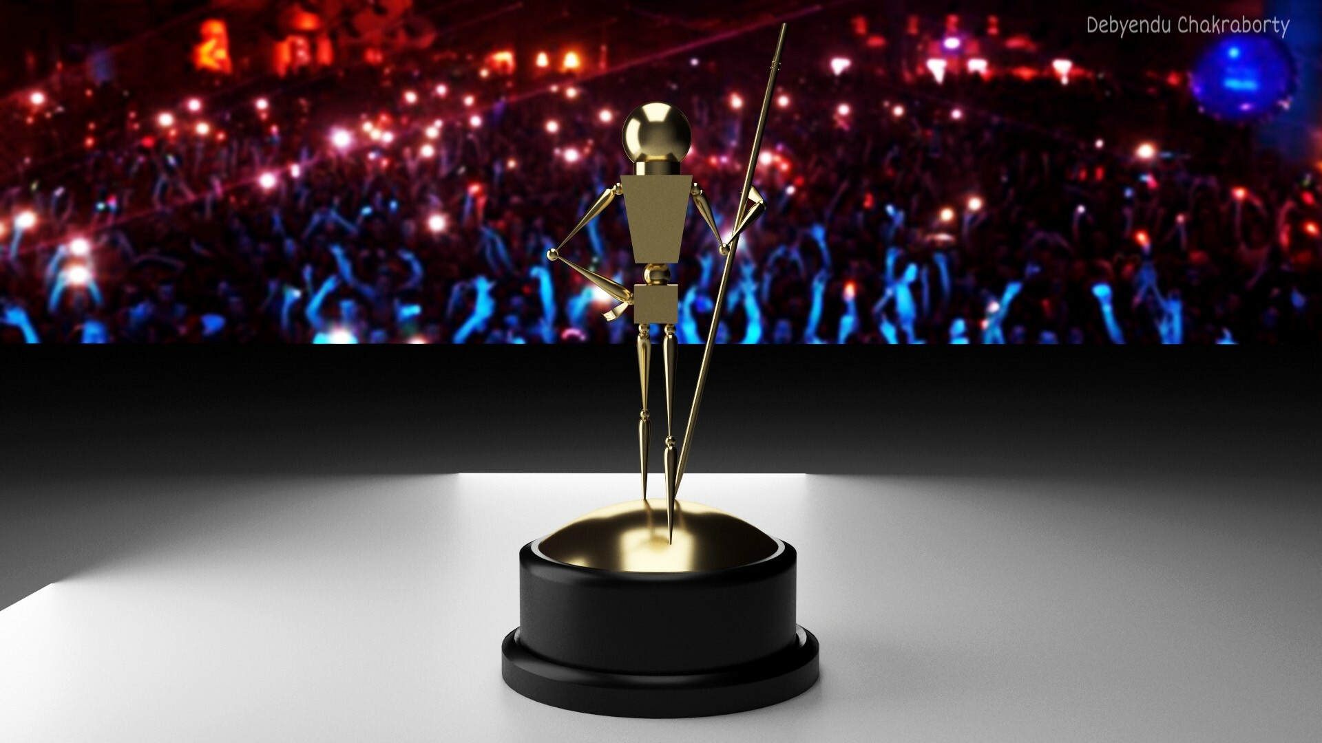 ArtStation - 24fps trophy model, texture and lighting