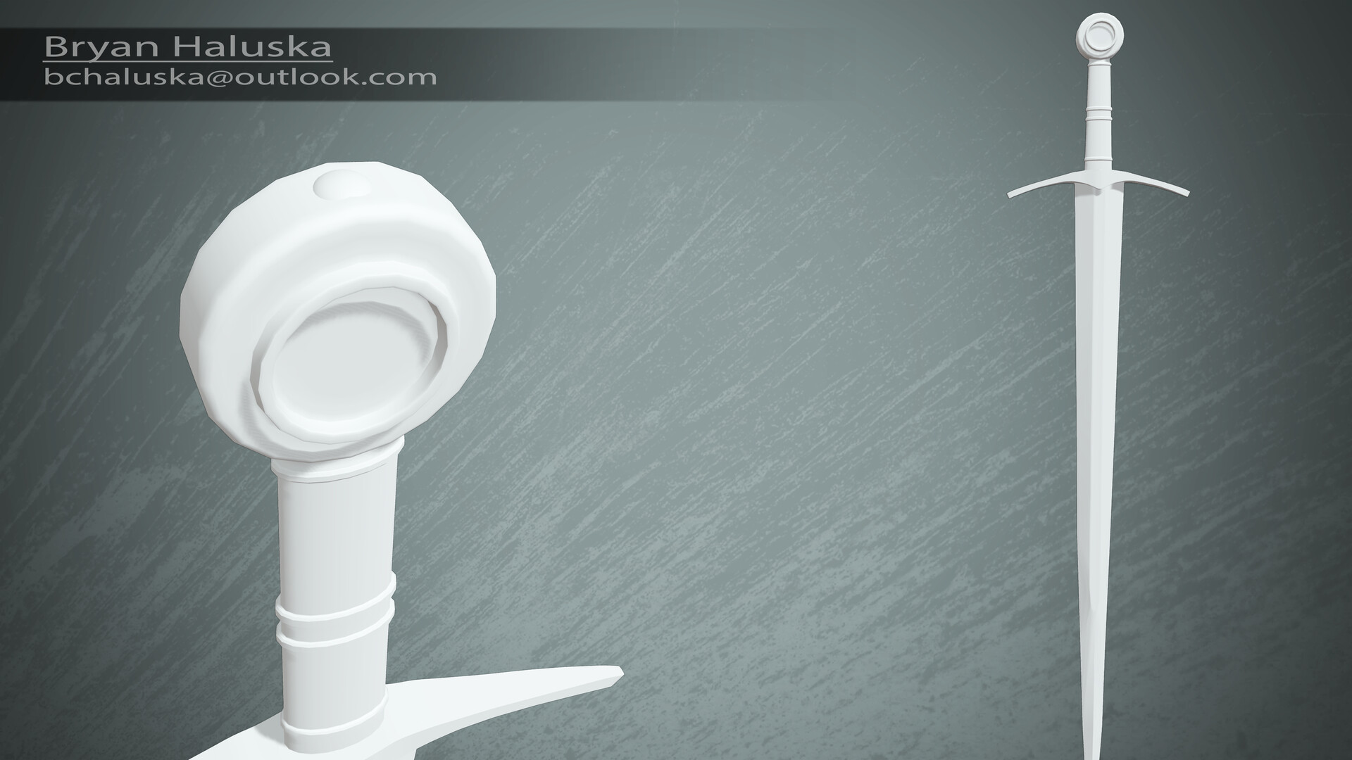 ArtStation - Knight Sword for Portfolio 4