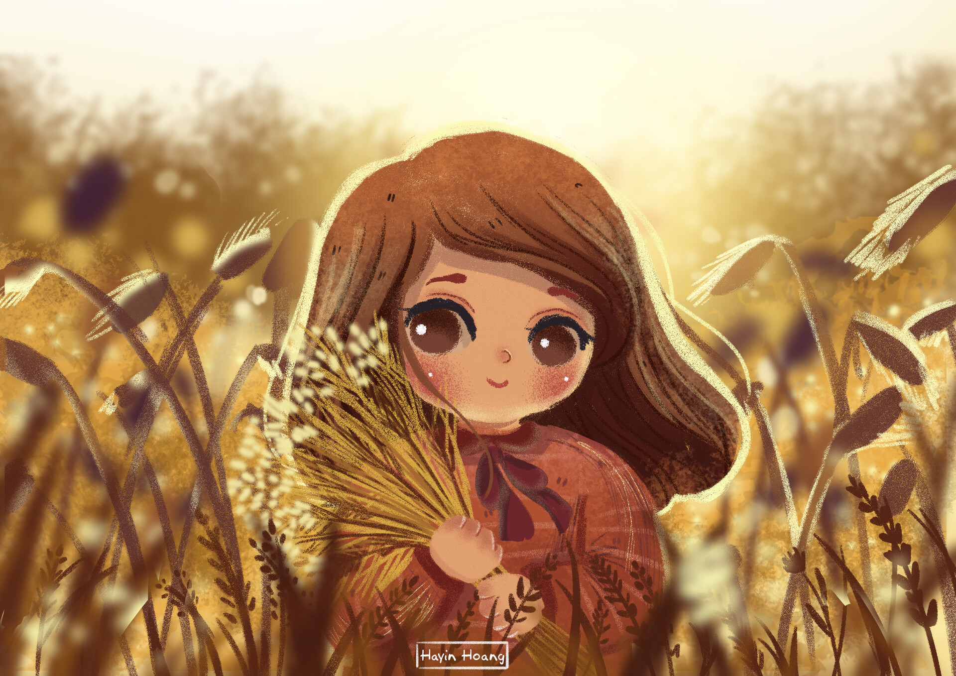 ArtStation - Girl on the field