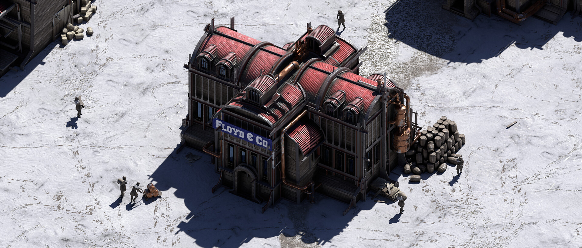ArtStation - Building concept designs for Frostpunk