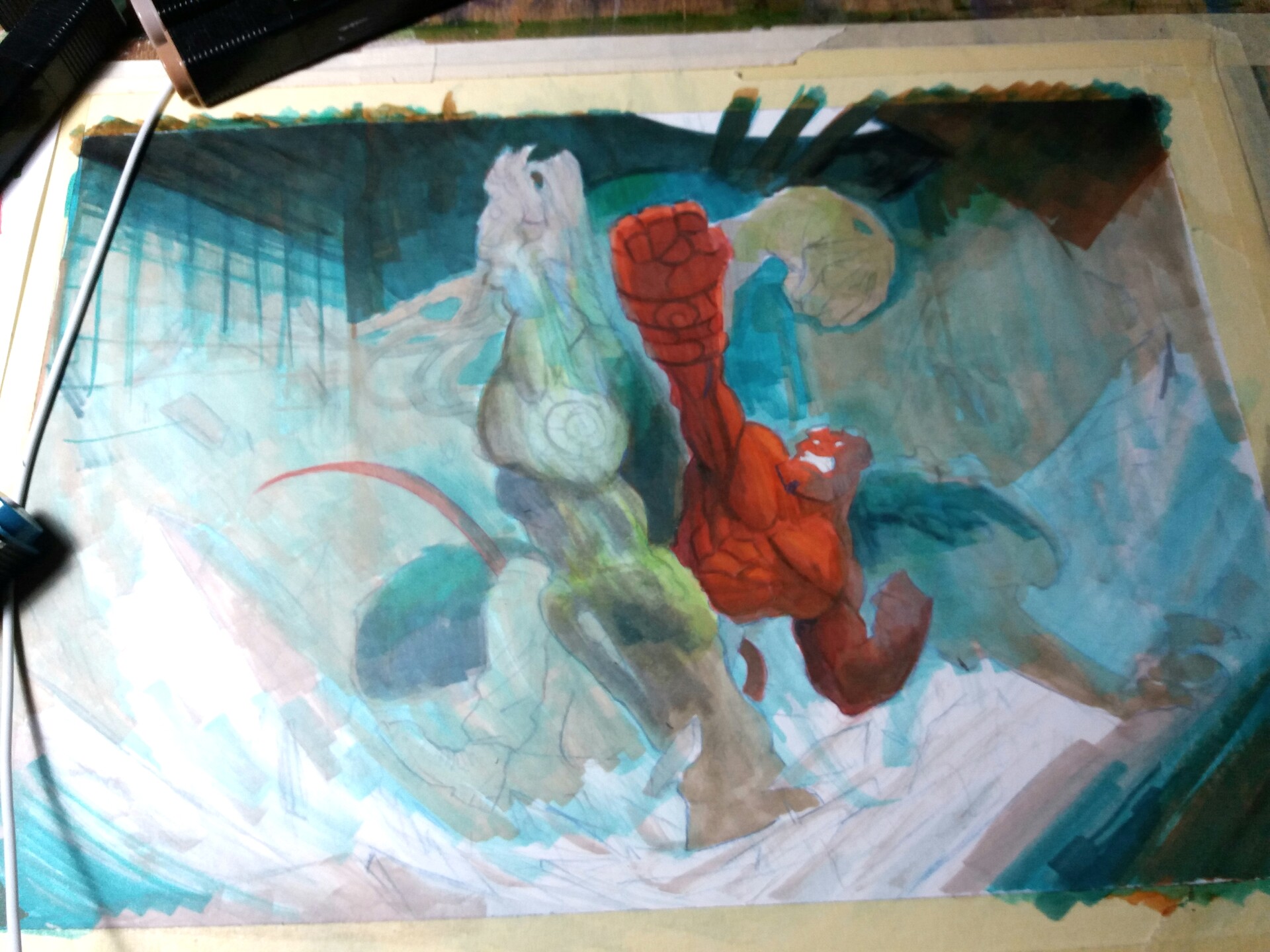 hellboy sammael concept art