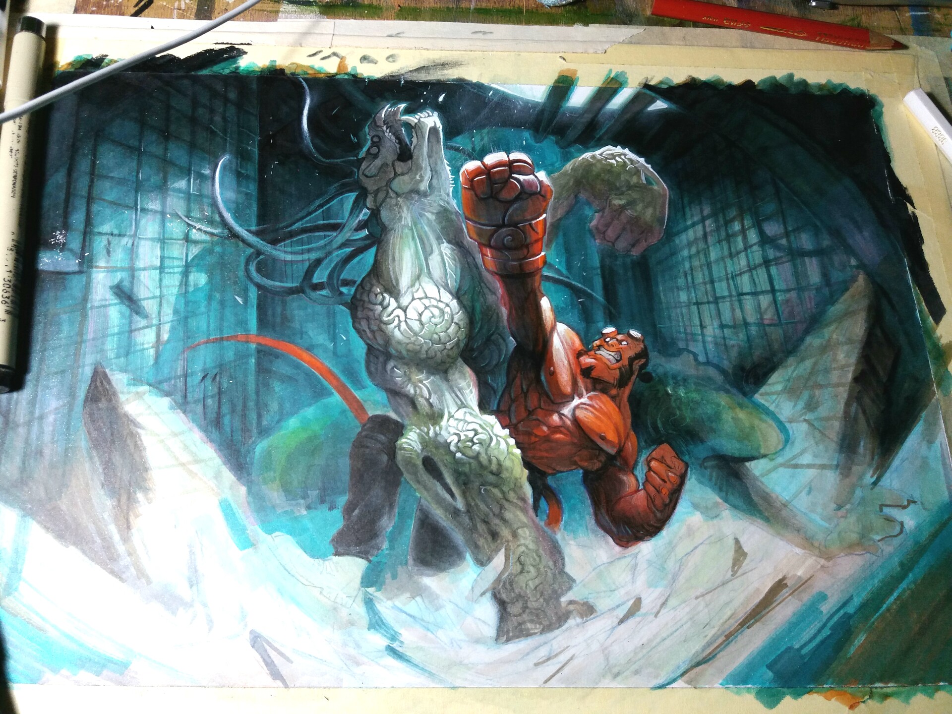 hellboy sammael concept art