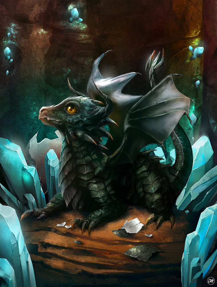 ArtStation - The birth of the dragon