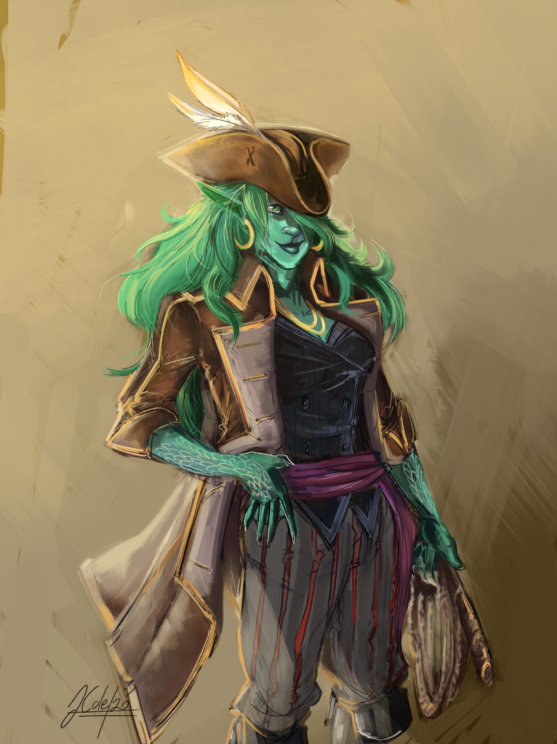 ArtStation - Sea Elf Pirate Commission ArtStation - Sea Elf Pirate Commission