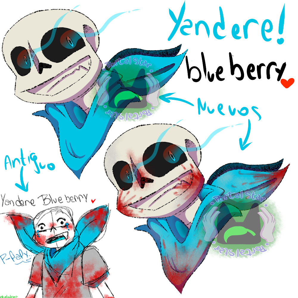 ArtStation - Yandere! Blueberry (UnderSwap AU Undertale)