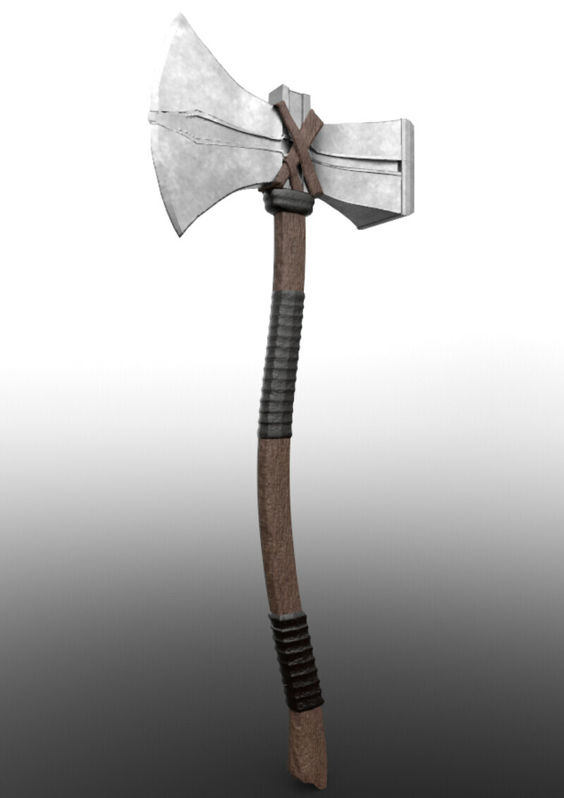 ArtStation - Thor's Axe (Storm Breaker)
