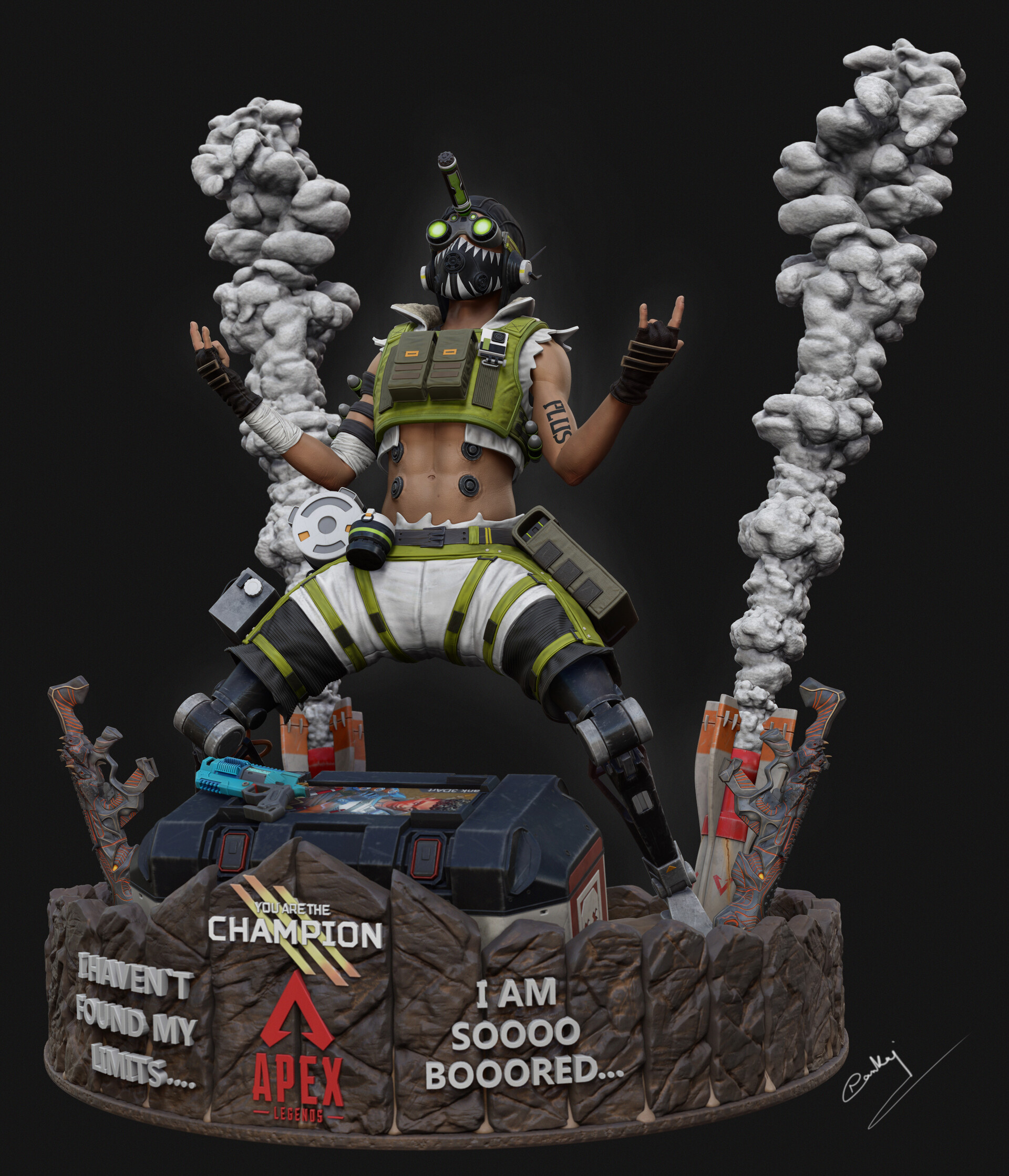 ArtStation - Apex legends- Octane (Fan Art)