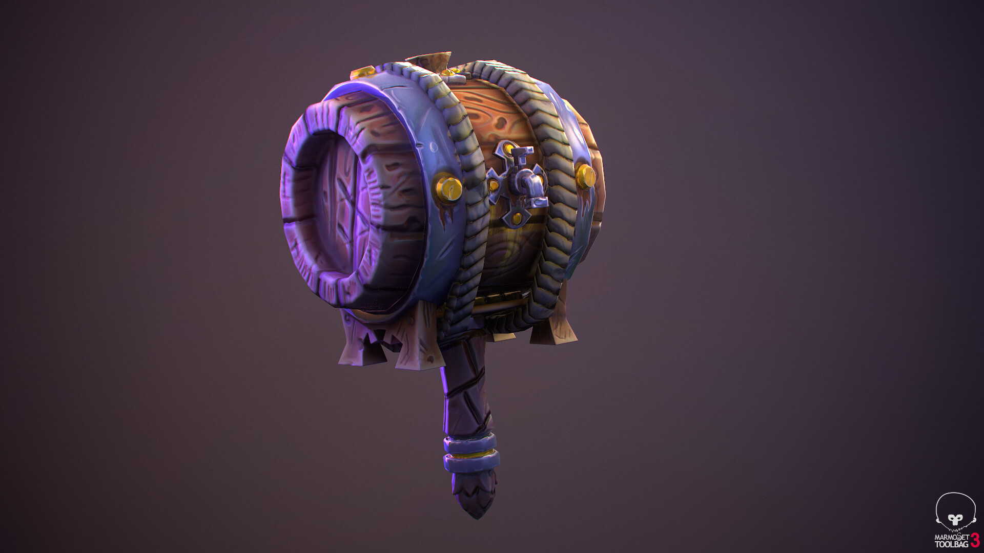 ArtStation - Low Poly Hammer