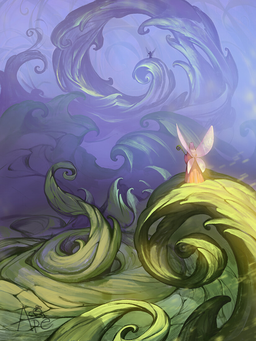 ArtStation - Spring growth