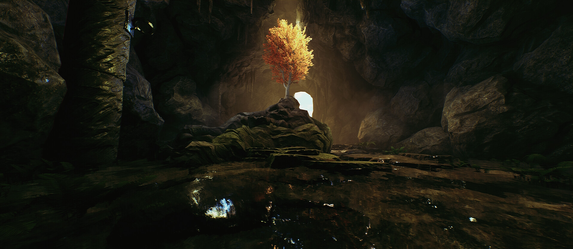 ArtStation - Ancient soul cave rebirth /// UE4