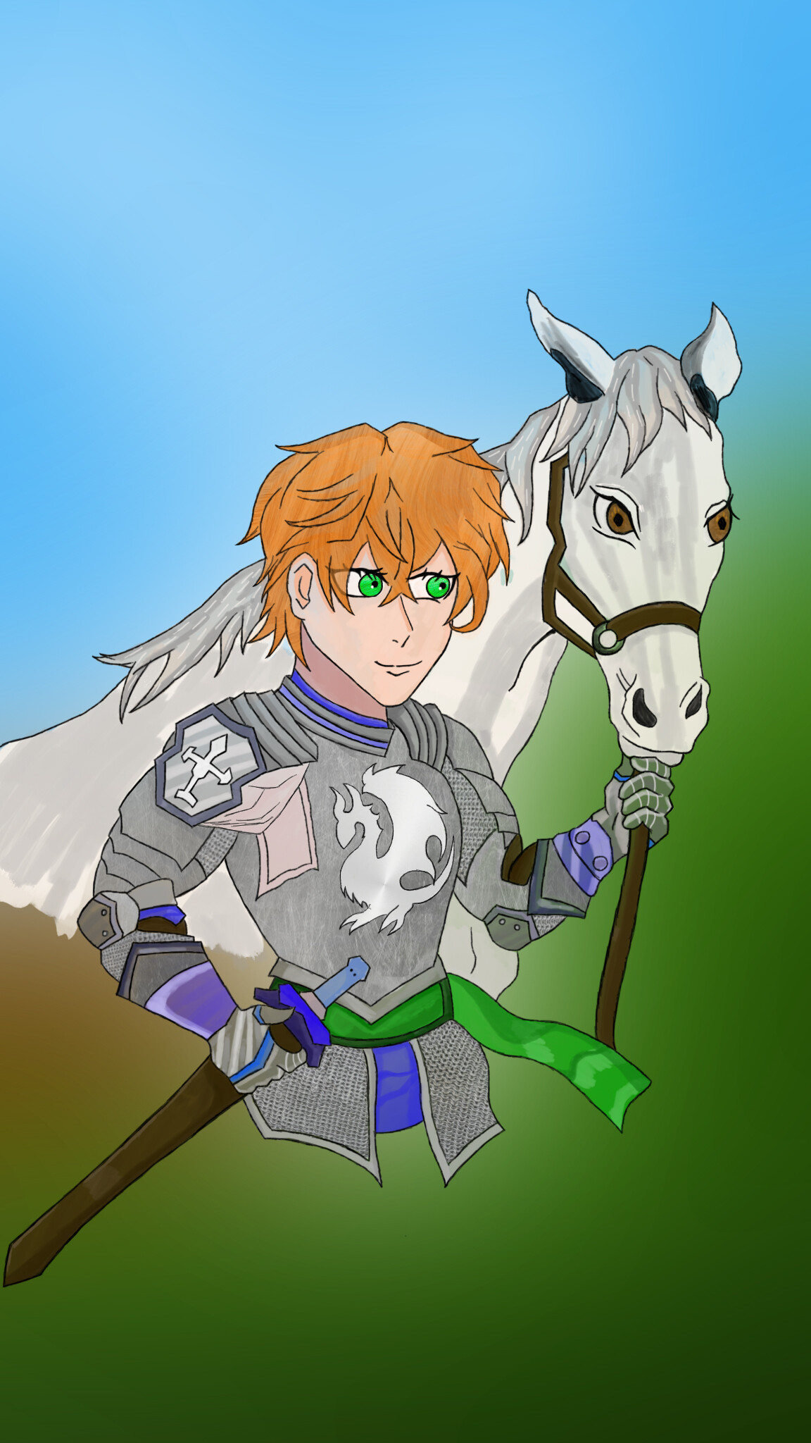 ArtStation - Sir Gawain and Gringolet