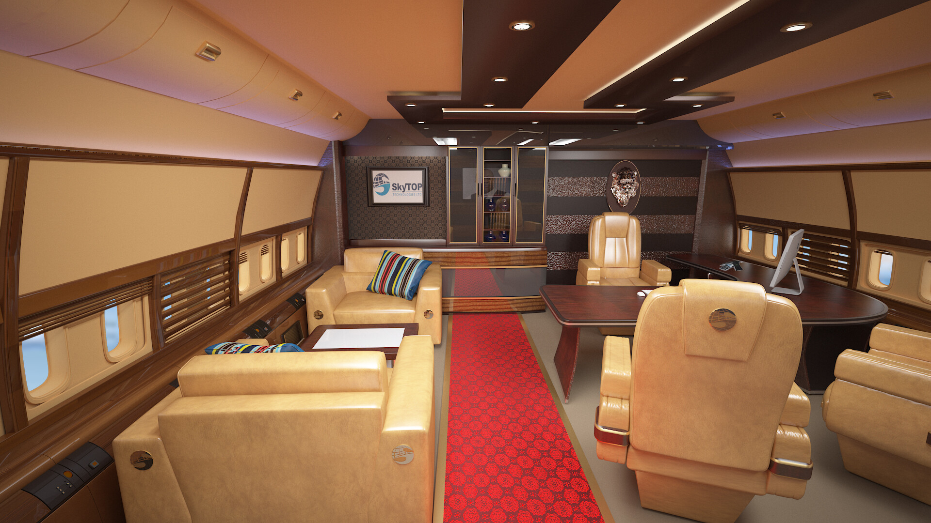 ArtStation - Aircraft interior and tire texture