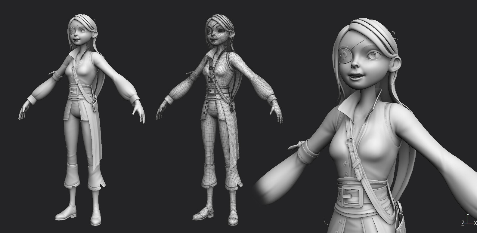 Kurt Boutilier - "Luna" Surfacing / Texturing Practise