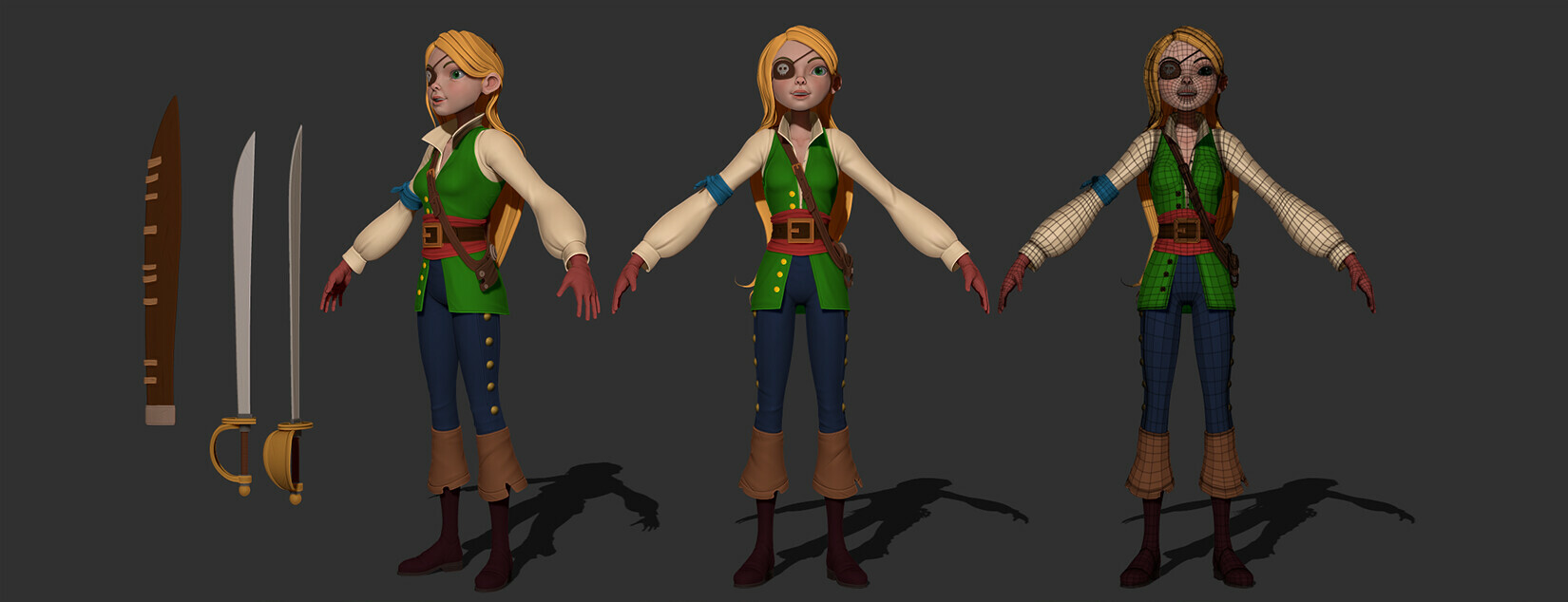 Kurt Boutilier - "Luna" Surfacing / Texturing Practise