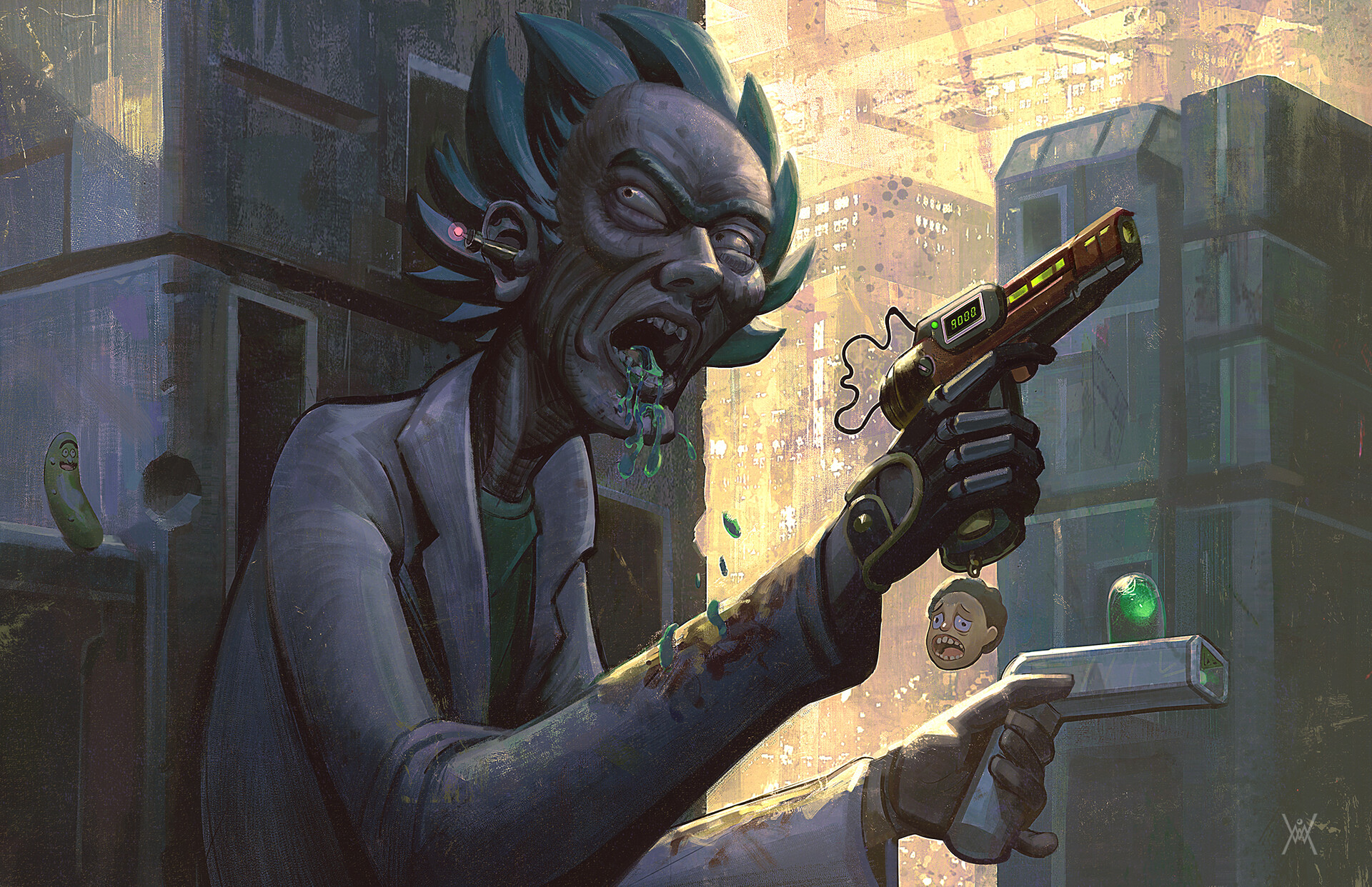 ArtStation - Rick Sanchez