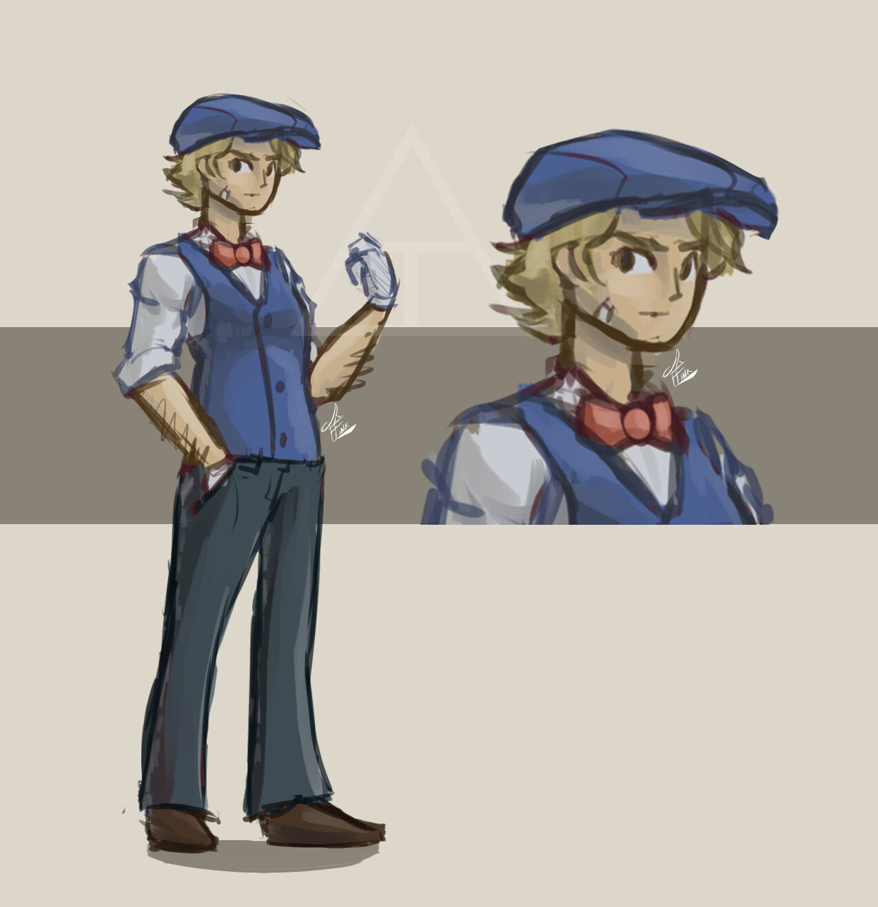 ArtStation - Luke Triton, (Professor Layton series)