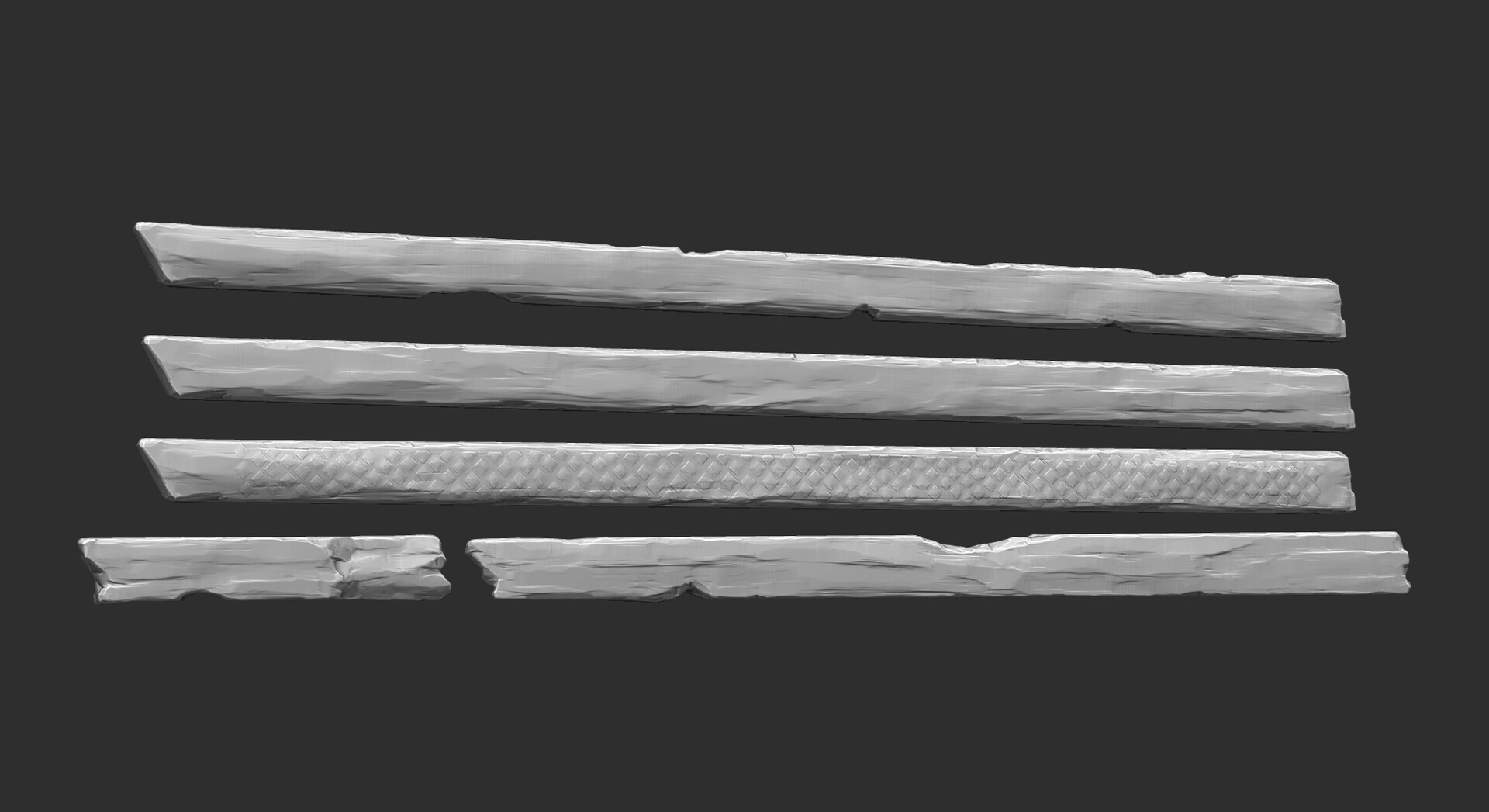 ArtStation - Sculpted wood, Zbrush