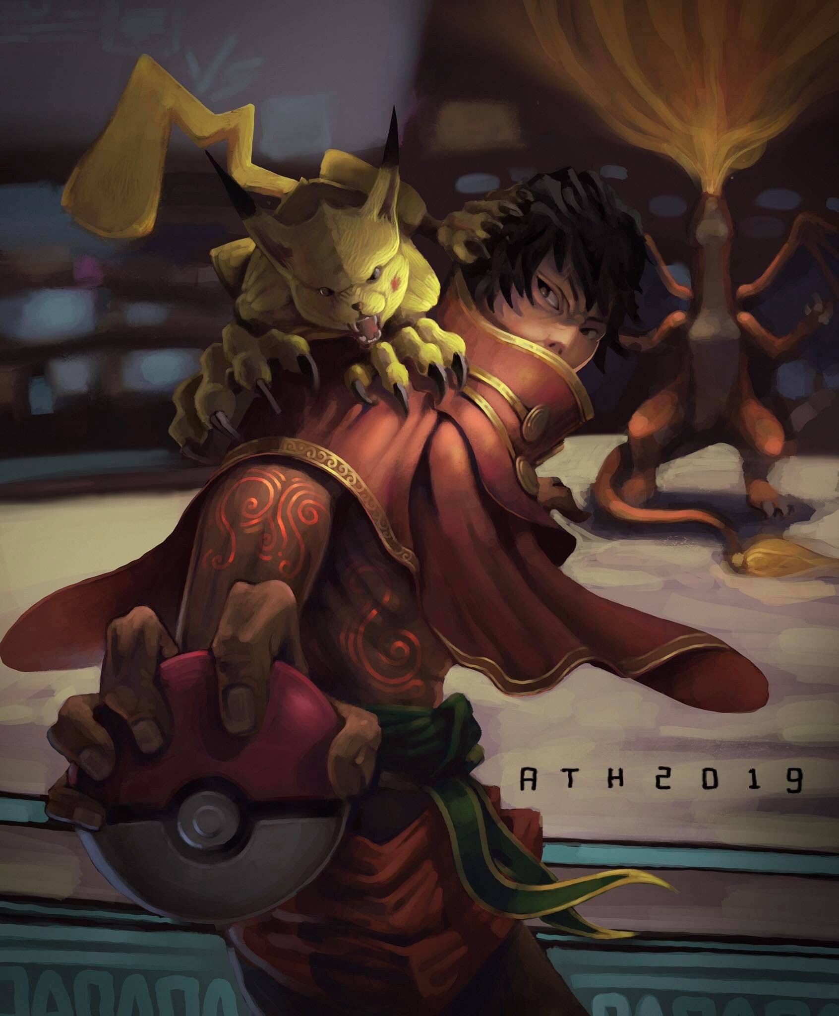 ArtStation - Pokémon trainer